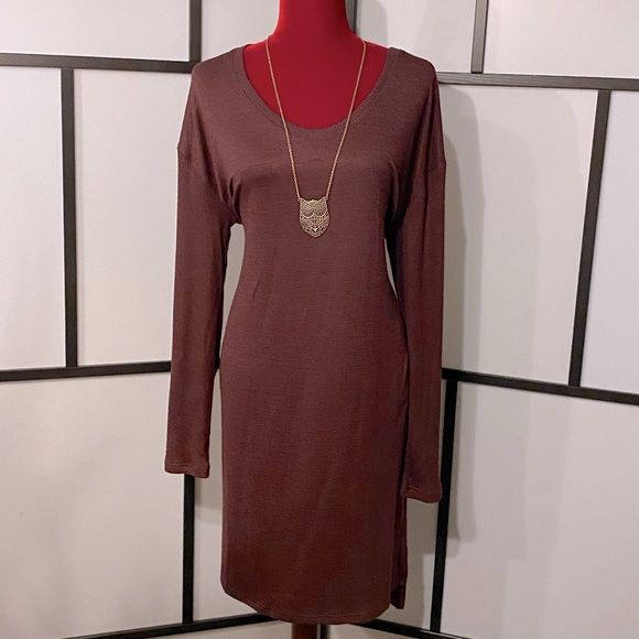 GAP | Dresses | Nwt Gap Womens Long Sleeve Soft Spun Midi Dress In ...